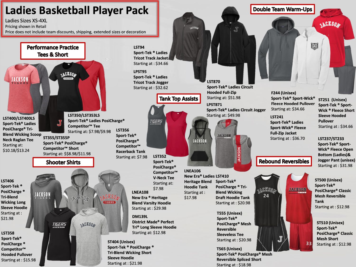 Time Out Sportswear: Product Guides