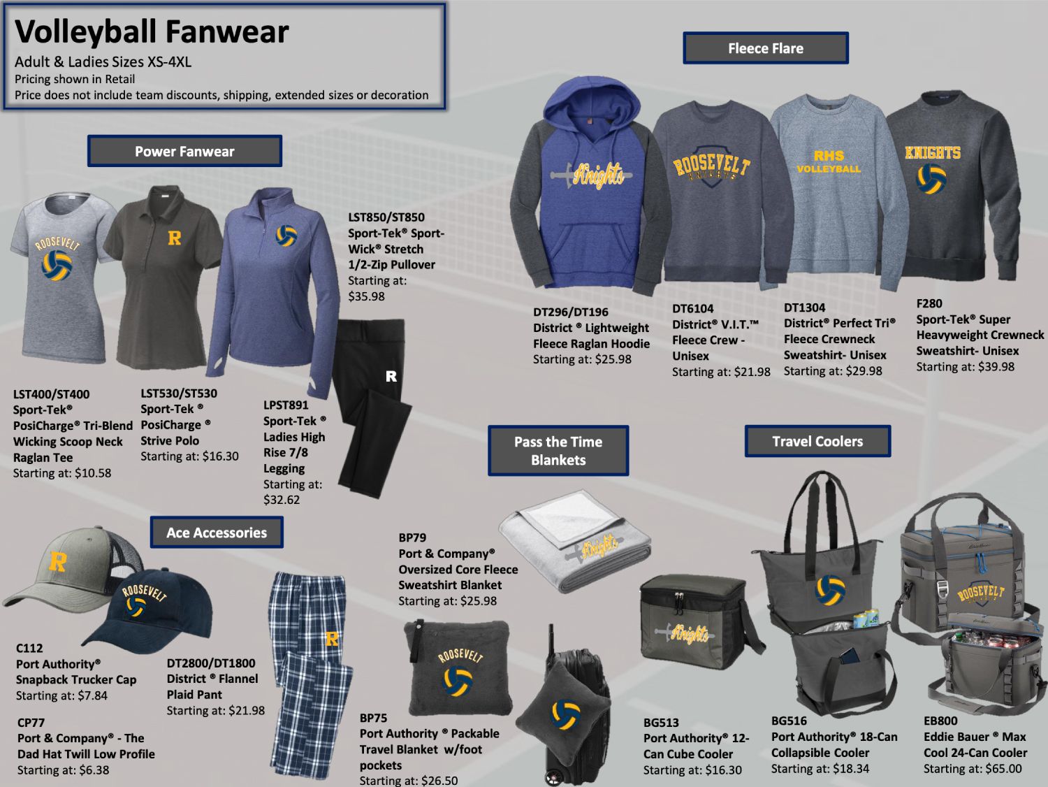 Time Out Sportswear: Product Guides