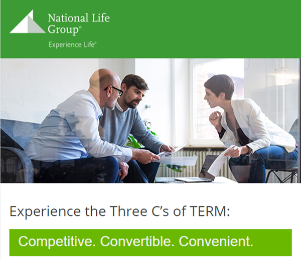 New Term Series from National Life - Niche Market Insurers