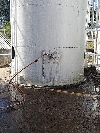40K Waterblasting for Cutting Steel | First Environmental