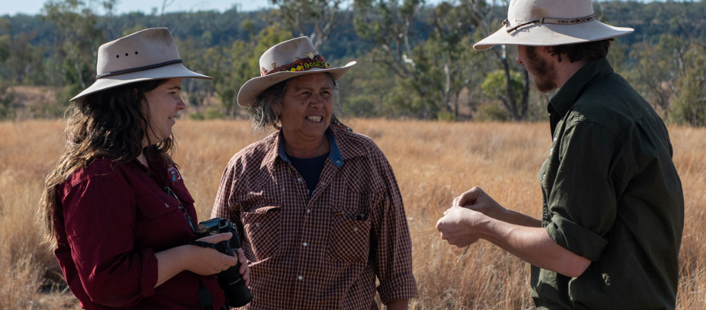Cultural Burning Returns to Mt Tabor on Bidjara Country