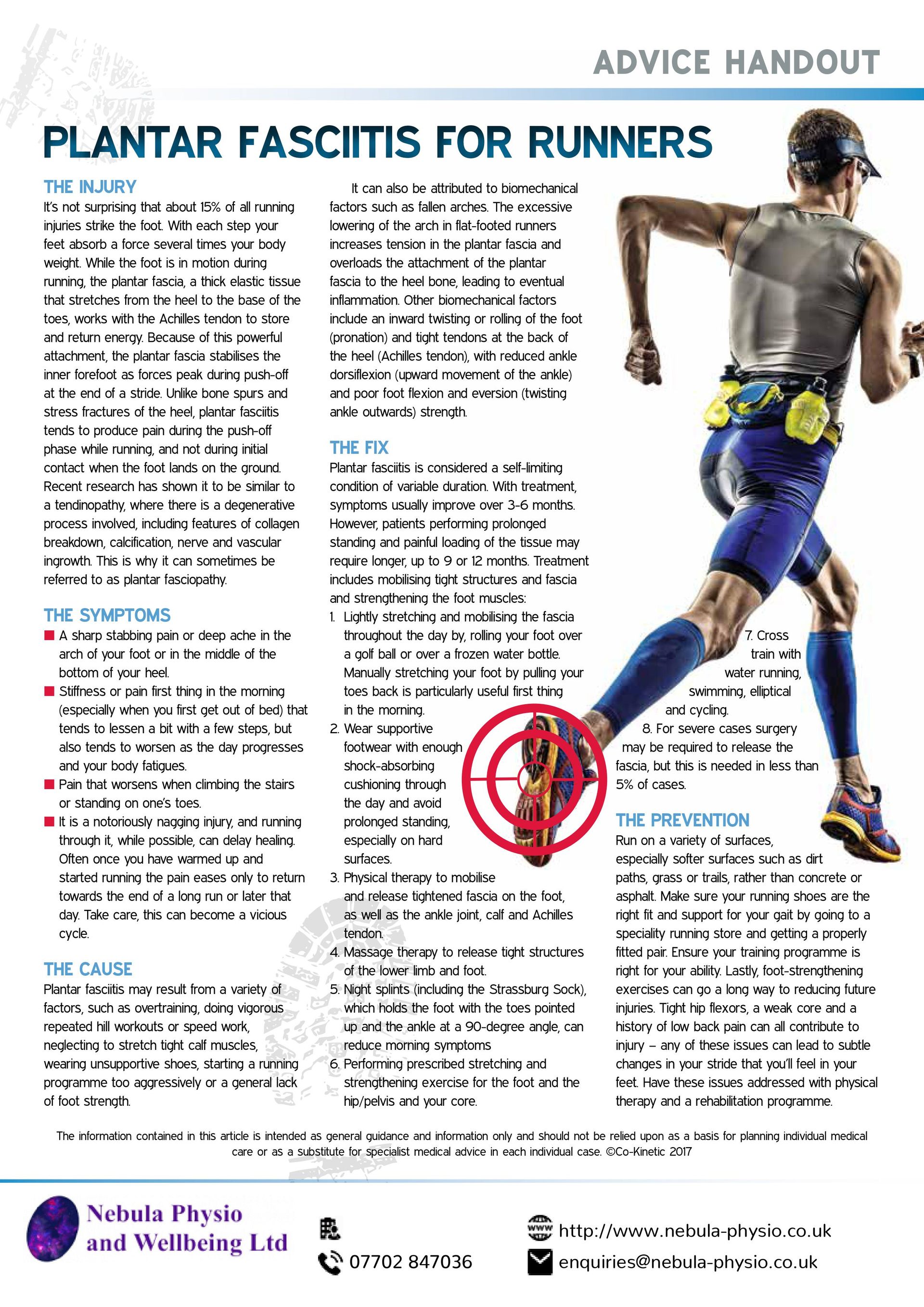 Plantar Fasciitis for Runners