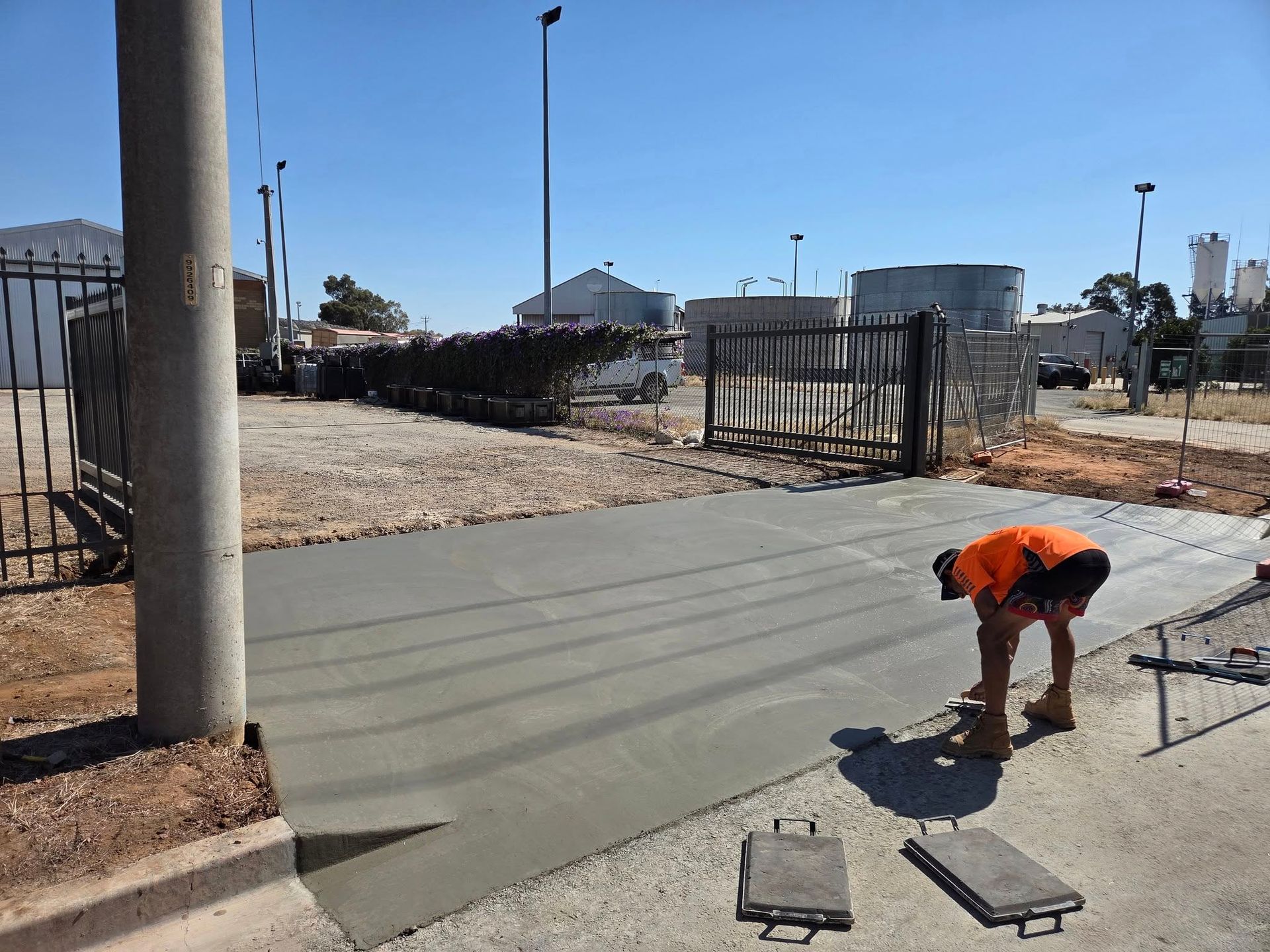 Concrete Driveway & Crossover Completed | SJB Concreting Project