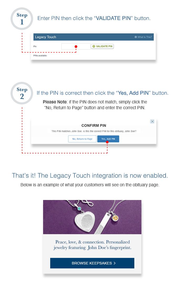 Legacy Touch for Businesses | Tribute Technology