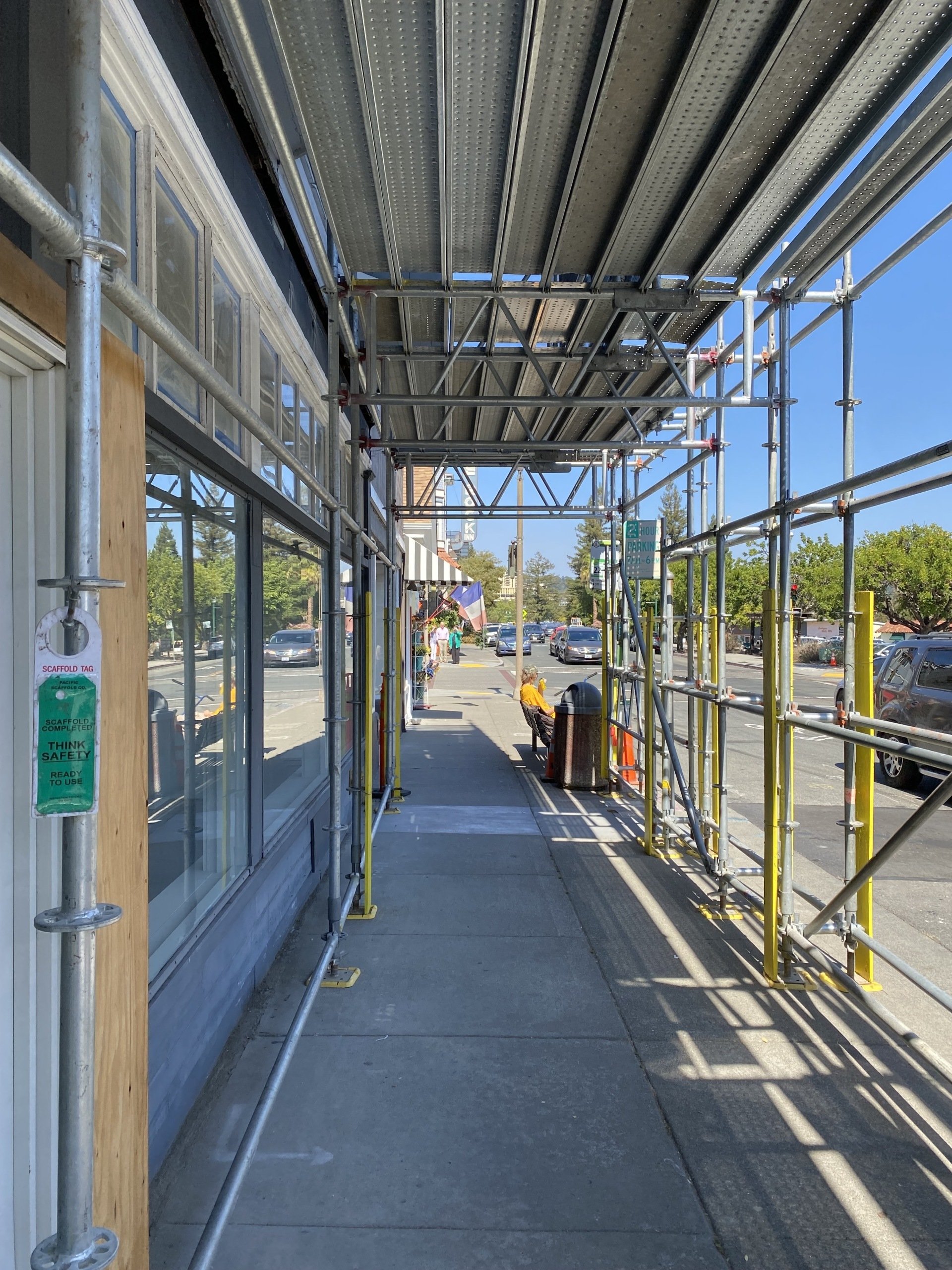 Pedestrian Canopy | San Francisco Bay Area | Pacific Scaffold Co. Inc.