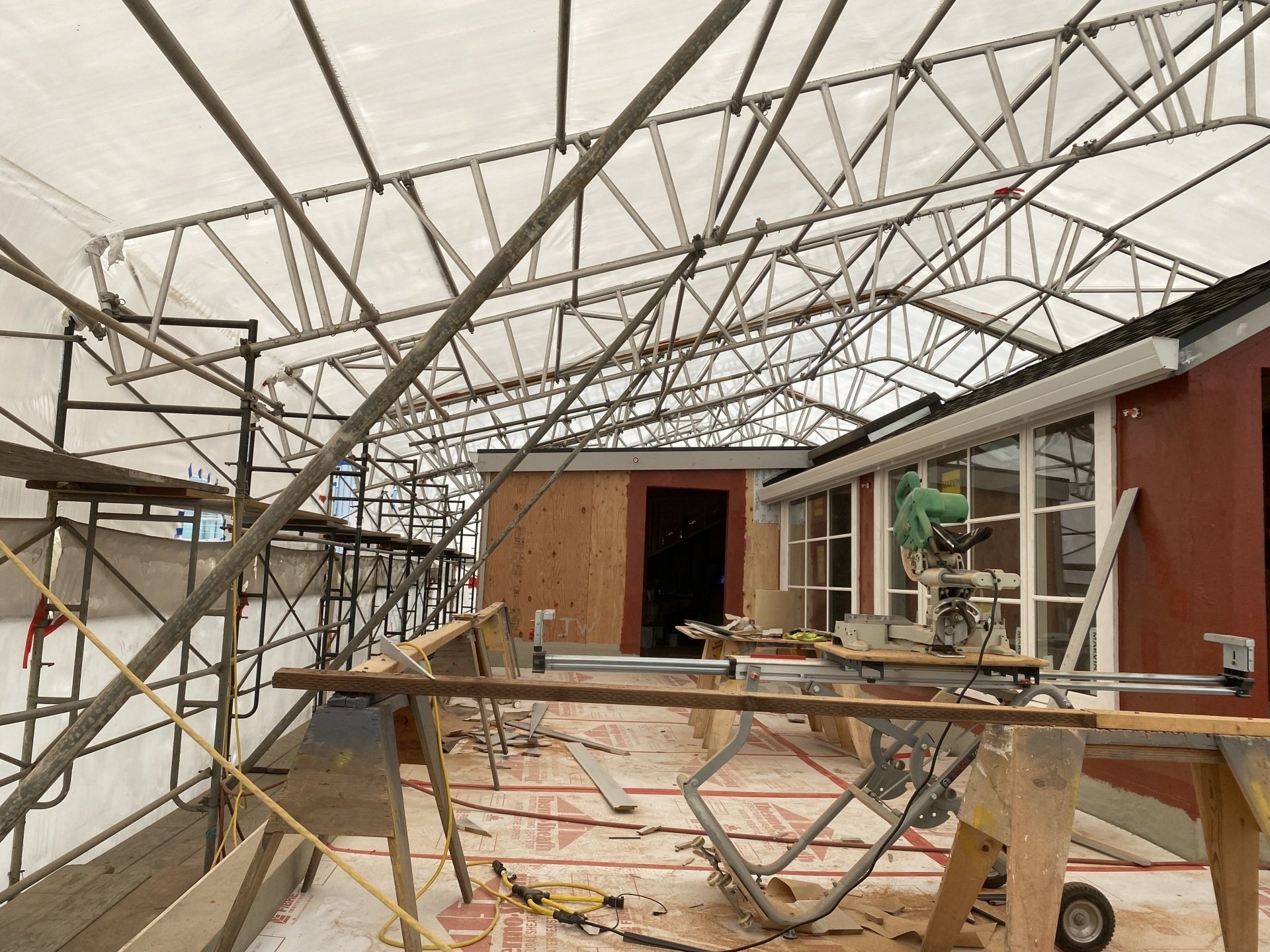 Clear Span Temporary Roof System | San Francisco Bay Area | Pacific ...