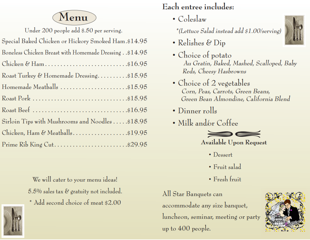 Banquet Hall | La Crosse, WI | All Star Lanes & Banquets