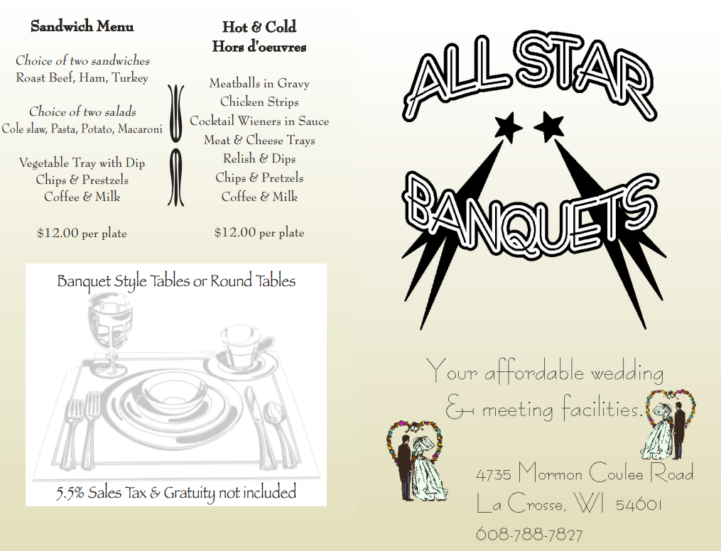 Banquet Hall | La Crosse, WI | All Star Lanes & Banquets