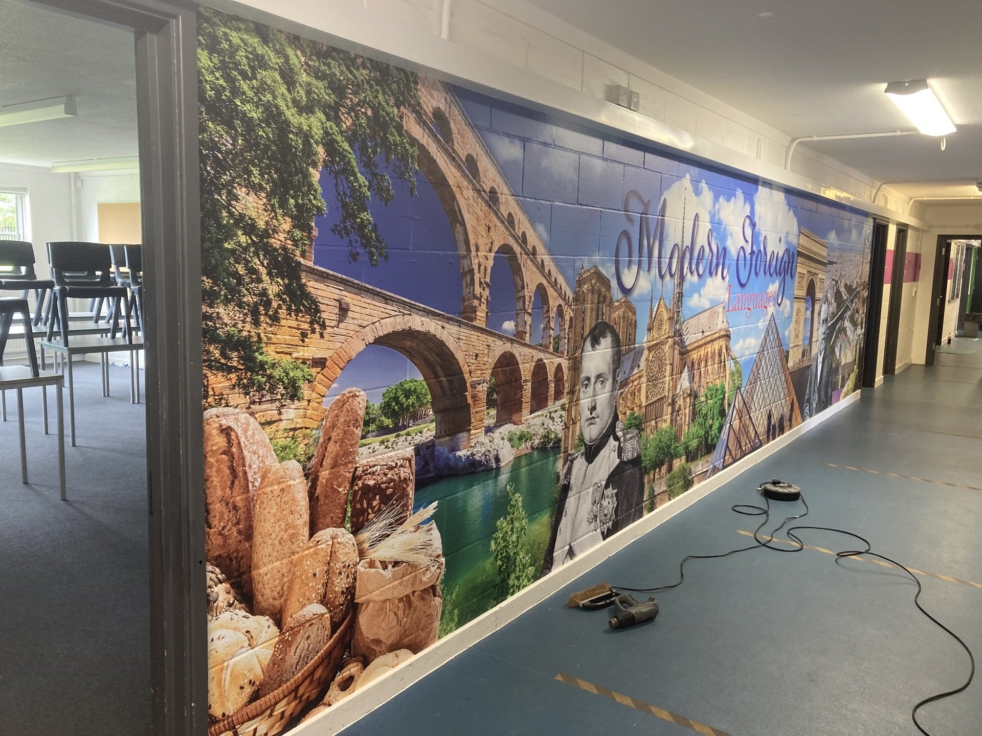 School Wall Graphics | Wall Art graphic | Walls Arts visual Service ...