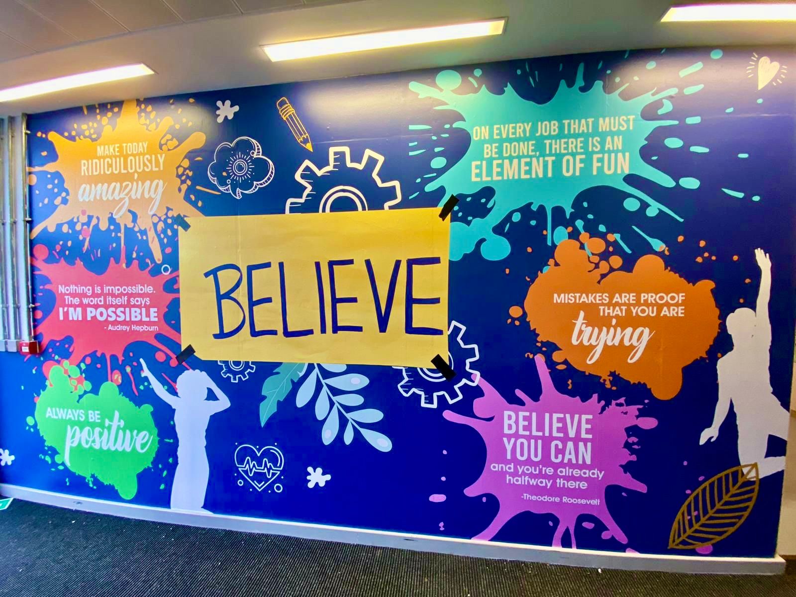 Bespoke School Wall Art Graphics | Cubed Creative