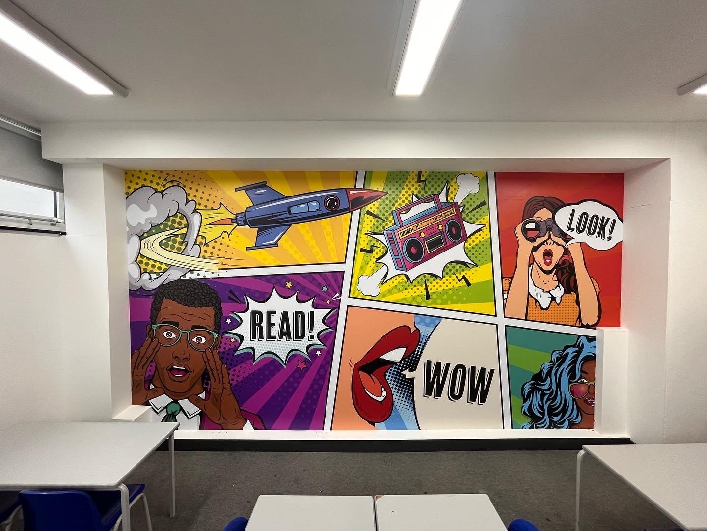 Bespoke School Wall Art Graphics | Cubed Creative