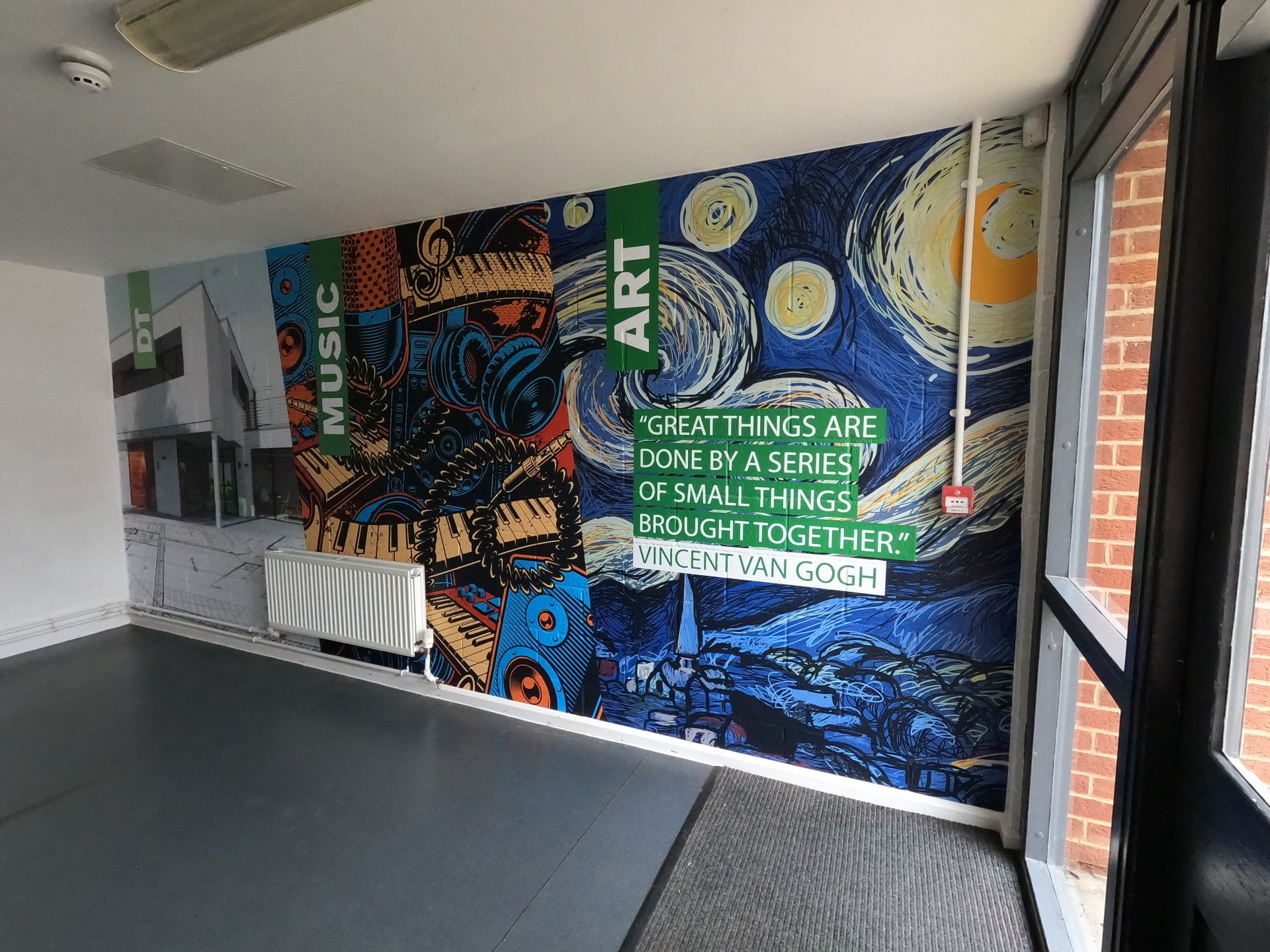 School Wall Graphics | Wall Art graphic | Walls Arts visual Service ...