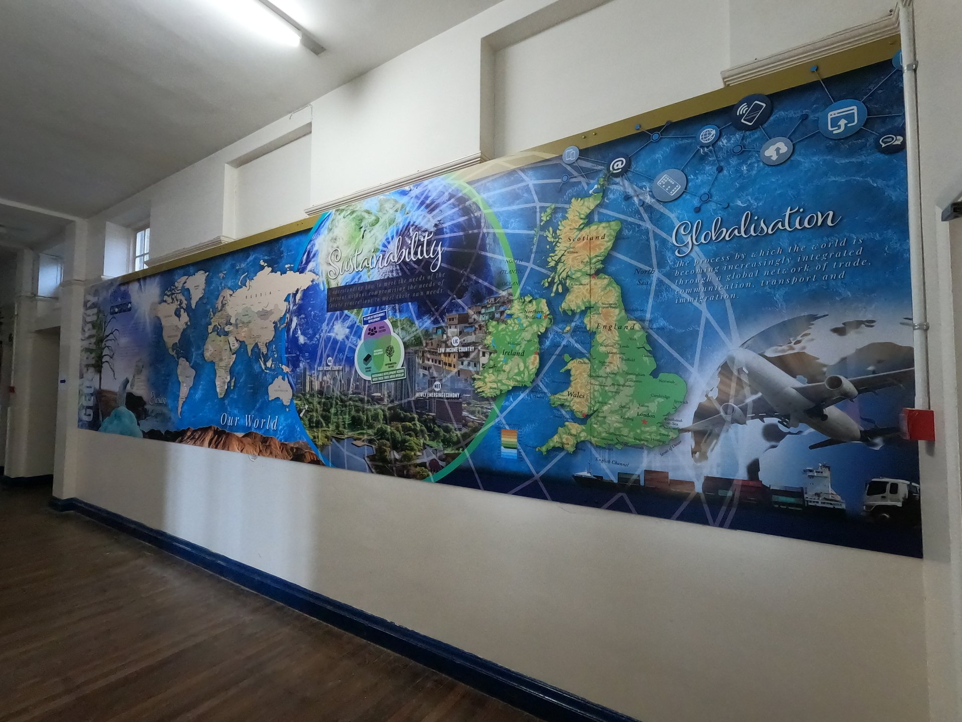School Wall Graphics | Wall Art graphic | Walls Arts visual Service ...