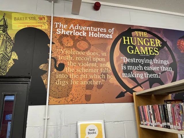 School Library wall graphics - bring your books to life