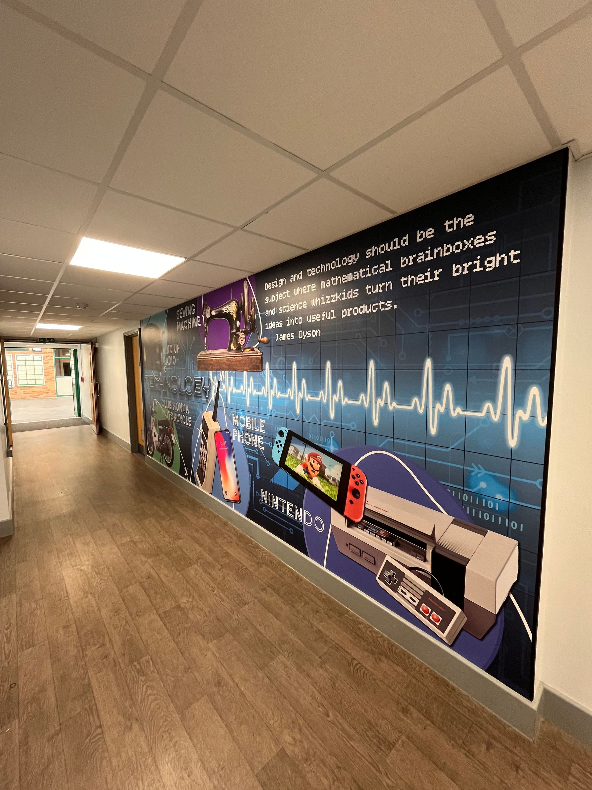 School Wall Graphics | Wall Art graphic | Walls Arts visual Service ...