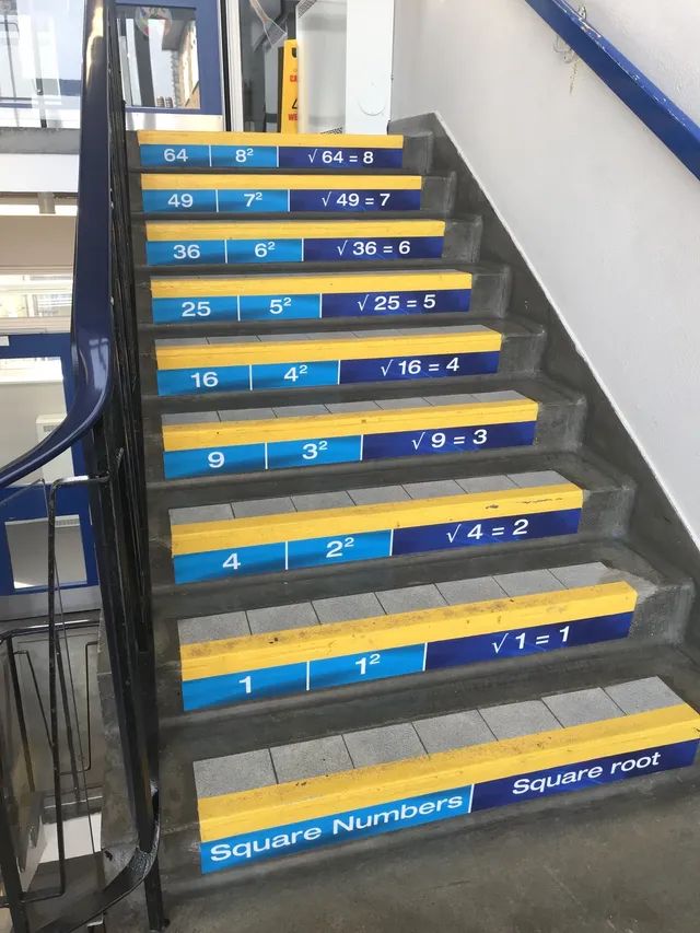 School Stair Riser Graphics