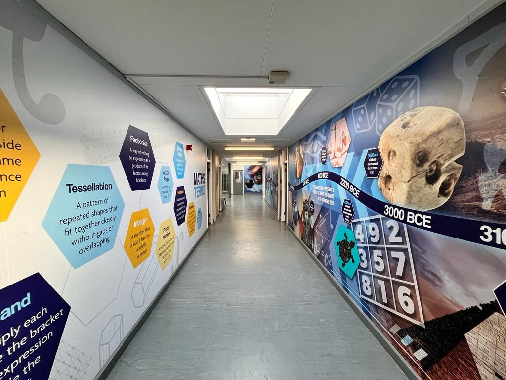 School Wall Graphics | Wall Art graphic | Walls Arts visual Service ...