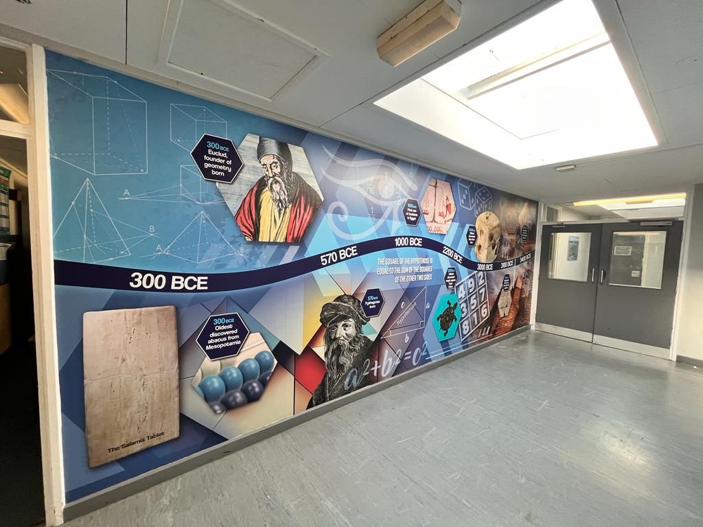 School Wall Graphics | Wall Art graphic | Walls Arts visual Service ...
