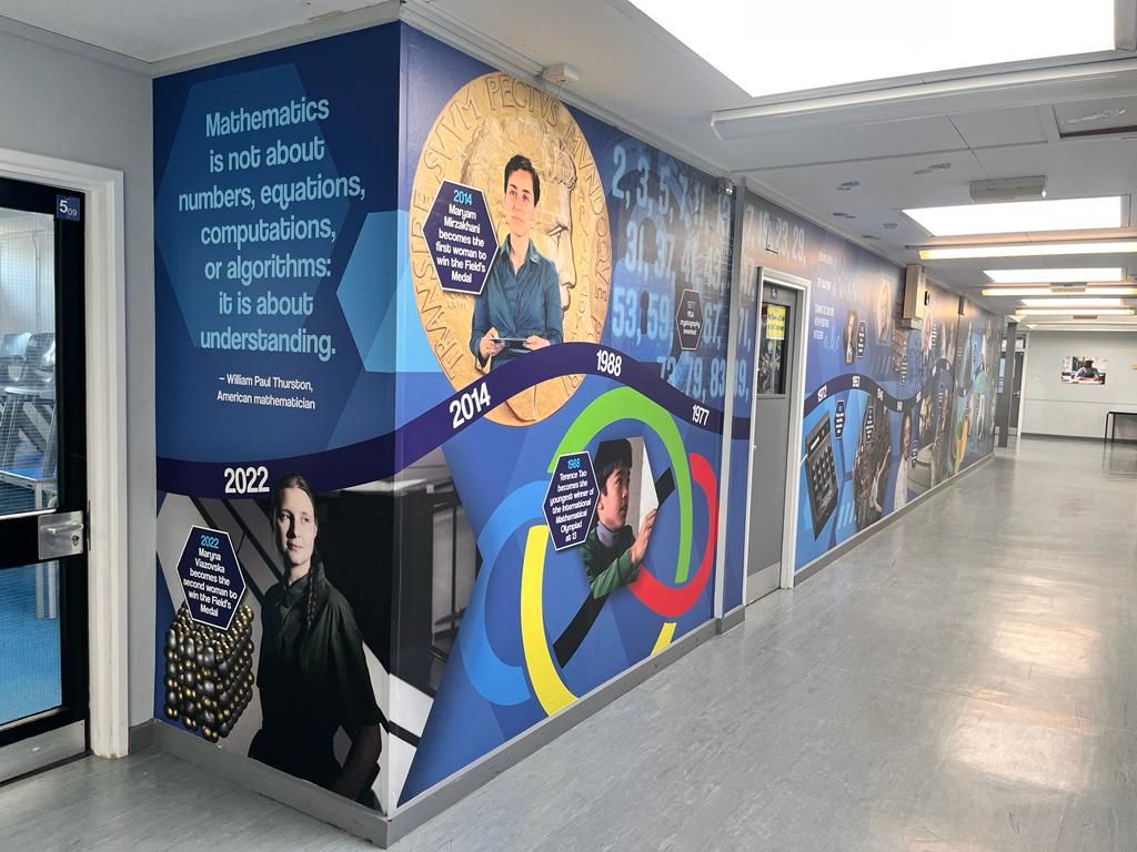 School Wall Graphics | Wall Art graphic | Walls Arts visual Service ...