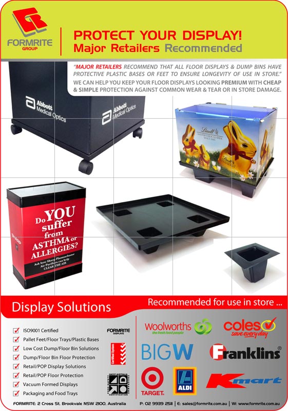 Plastic Pallet Trays | Sydney, Melbourne, Adelaide, Formrite