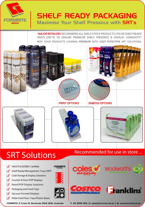Commercial Shelf-Ready Packaging Trays - Formrite Group
