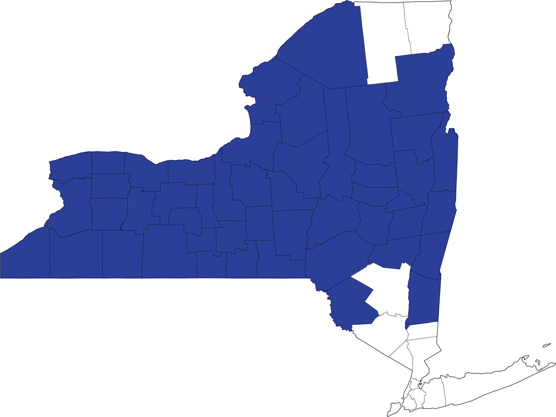 New York Generator Service Areas
