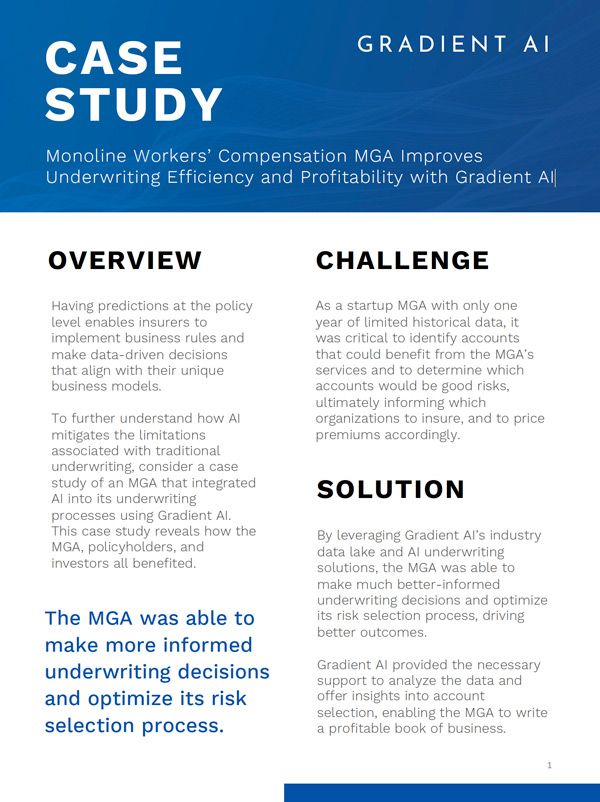 Workers’ Compensation MGA Improves Underwriting Efficiency and ...