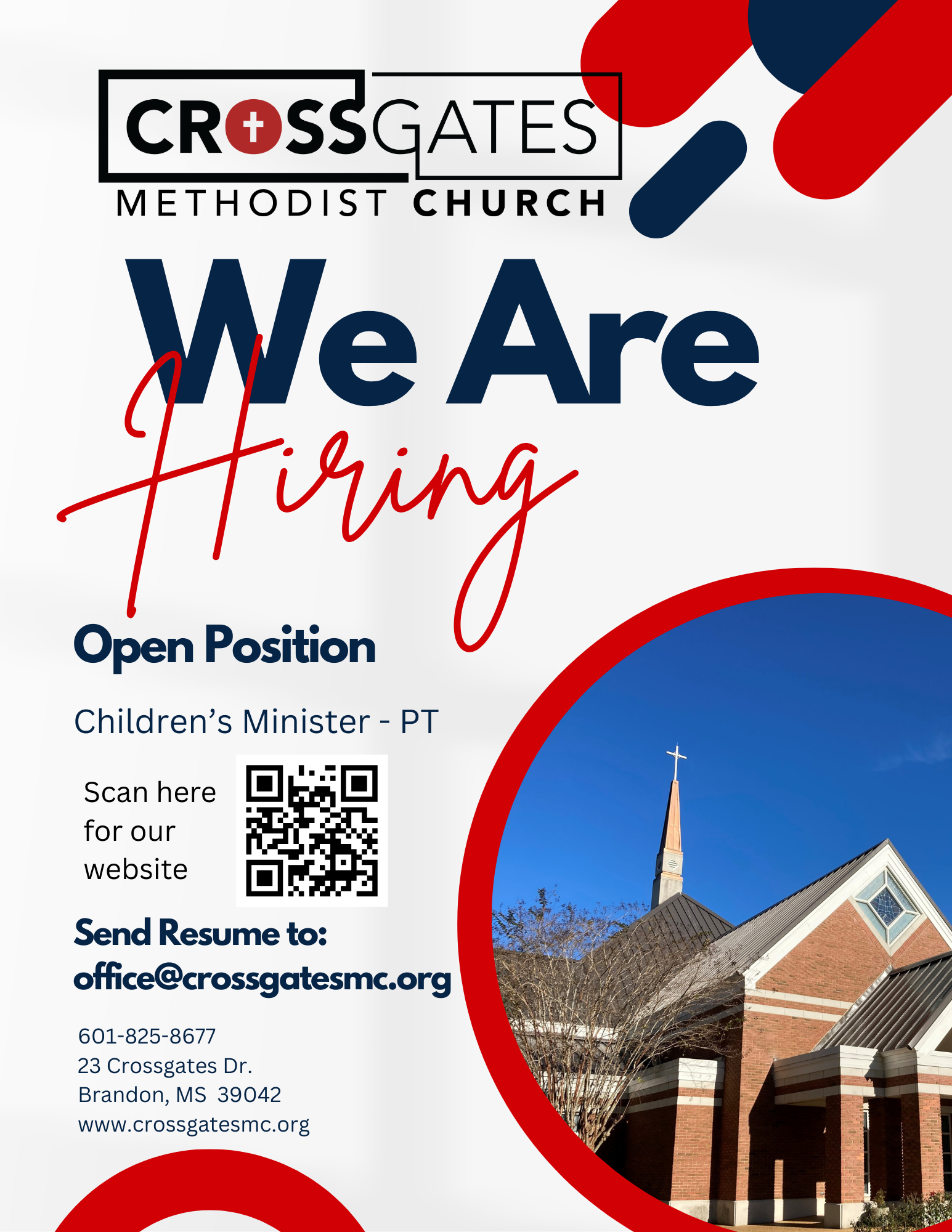 Methodist Church Community | Crossgates Methodist Church | Brandon, MS