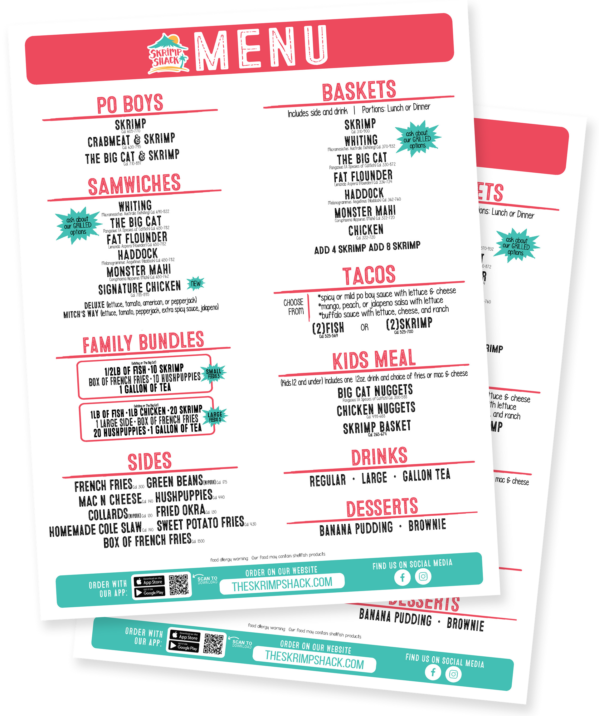 Our Menu | Skrimp Shack