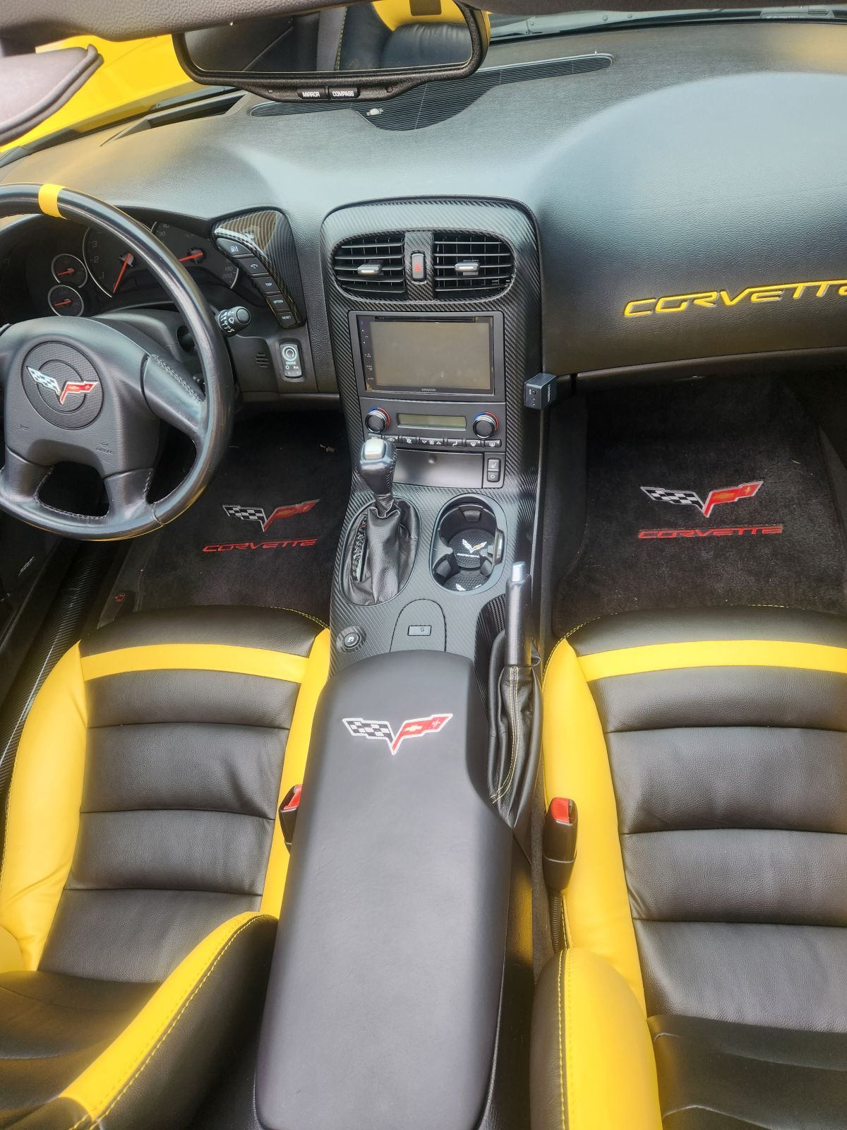 Carbon Fiber Center Console Bezel | C6 Corvette
