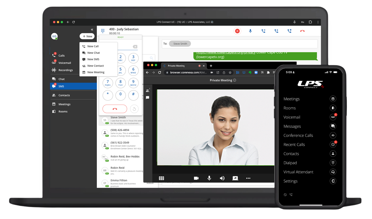Download CORENEXA Unified Communications software from LPS