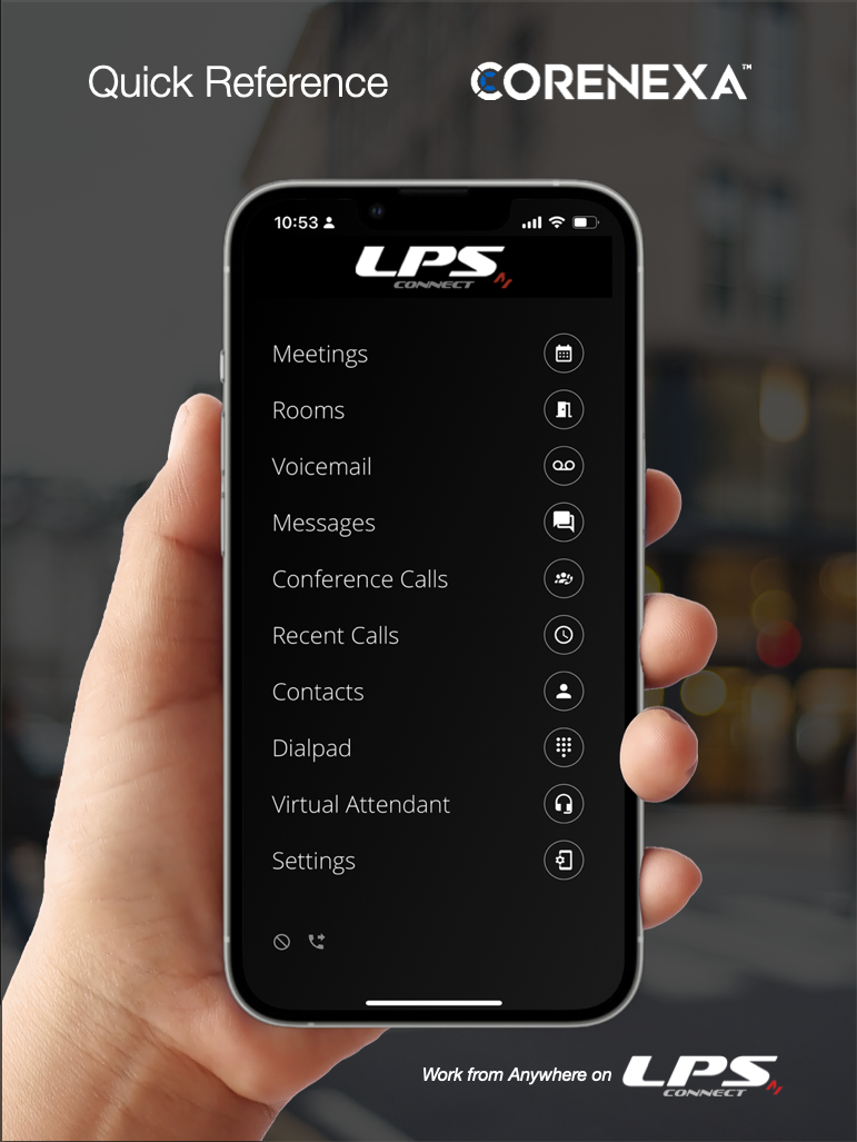 Download CORENEXA Unified Communications software from LPS