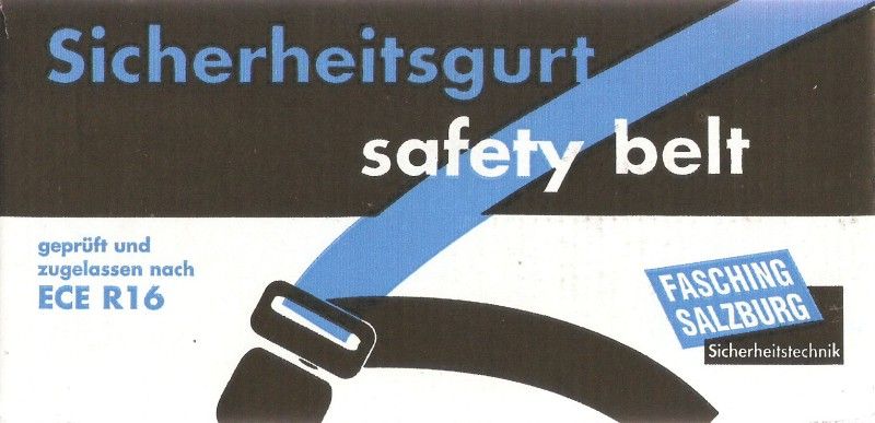 Sicherheitsgurte