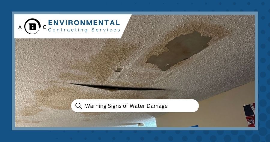 Warning Signs of Water Damage | ABC Environmental Contracting Services ...