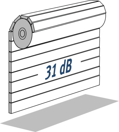 SilentRoll® 31dB Acoustic Roller Shutter - Enhanced Sound Insulation