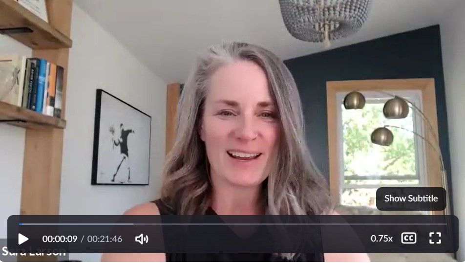 Redefining Success, Leadership & Community with Sara Larson with Marian ...