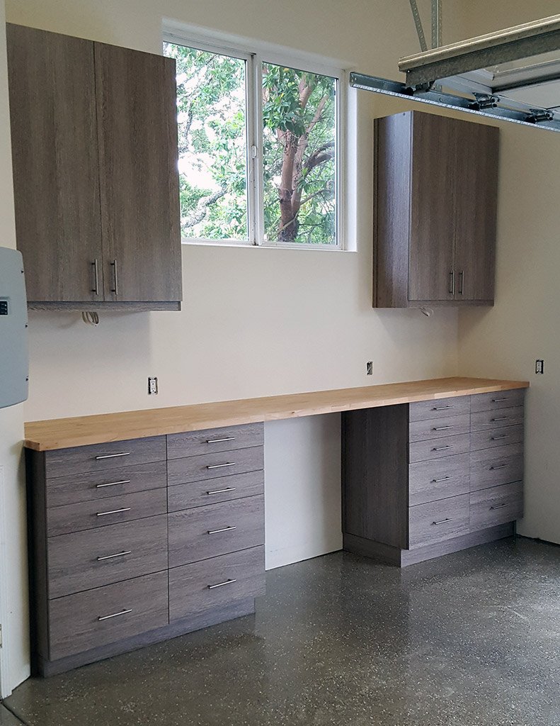 Custom Garage Cabinets, Workbenches, & Organizers & Installation Services