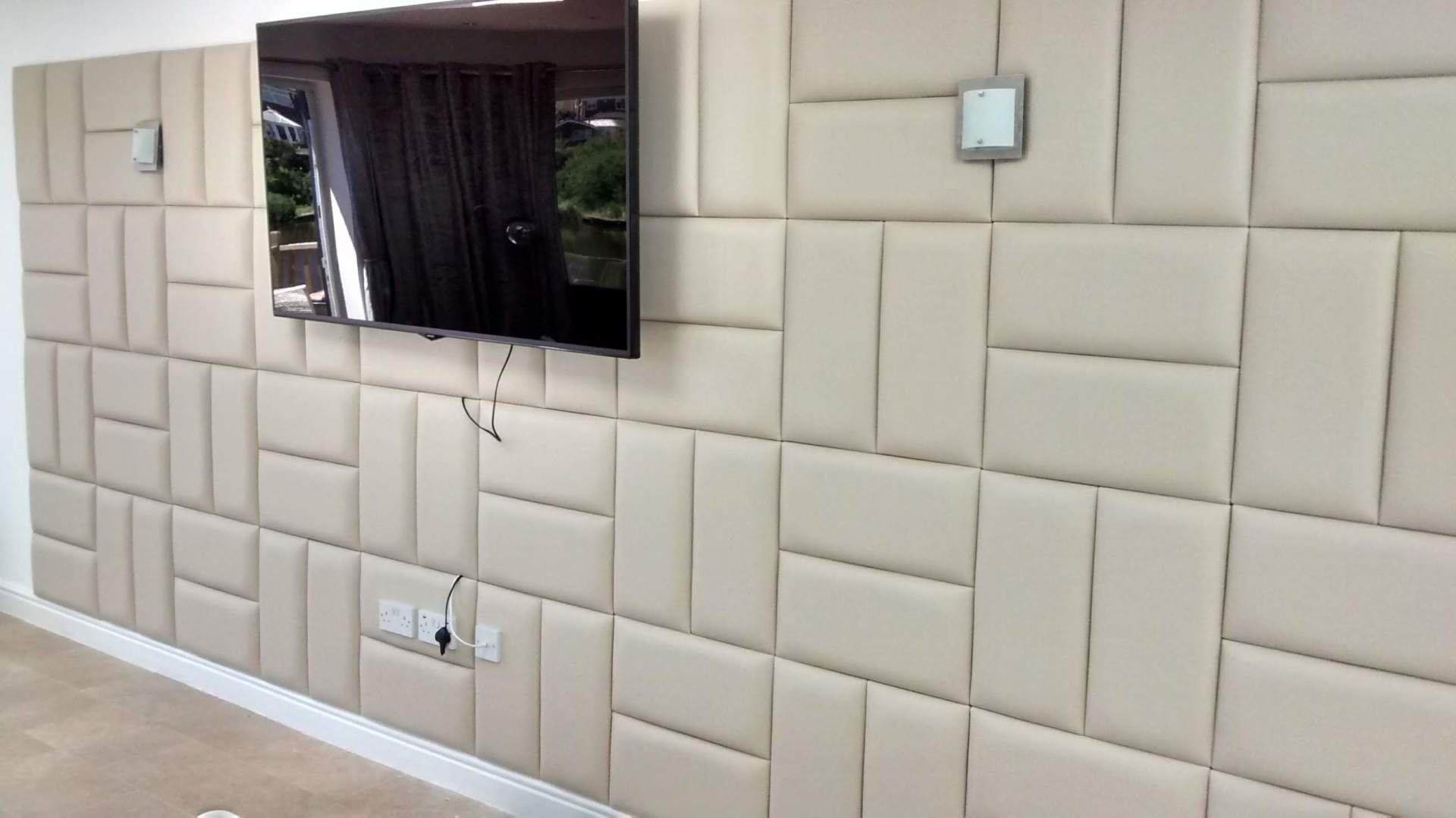 Cinema room wall tiles | The Leicester Headboard Co