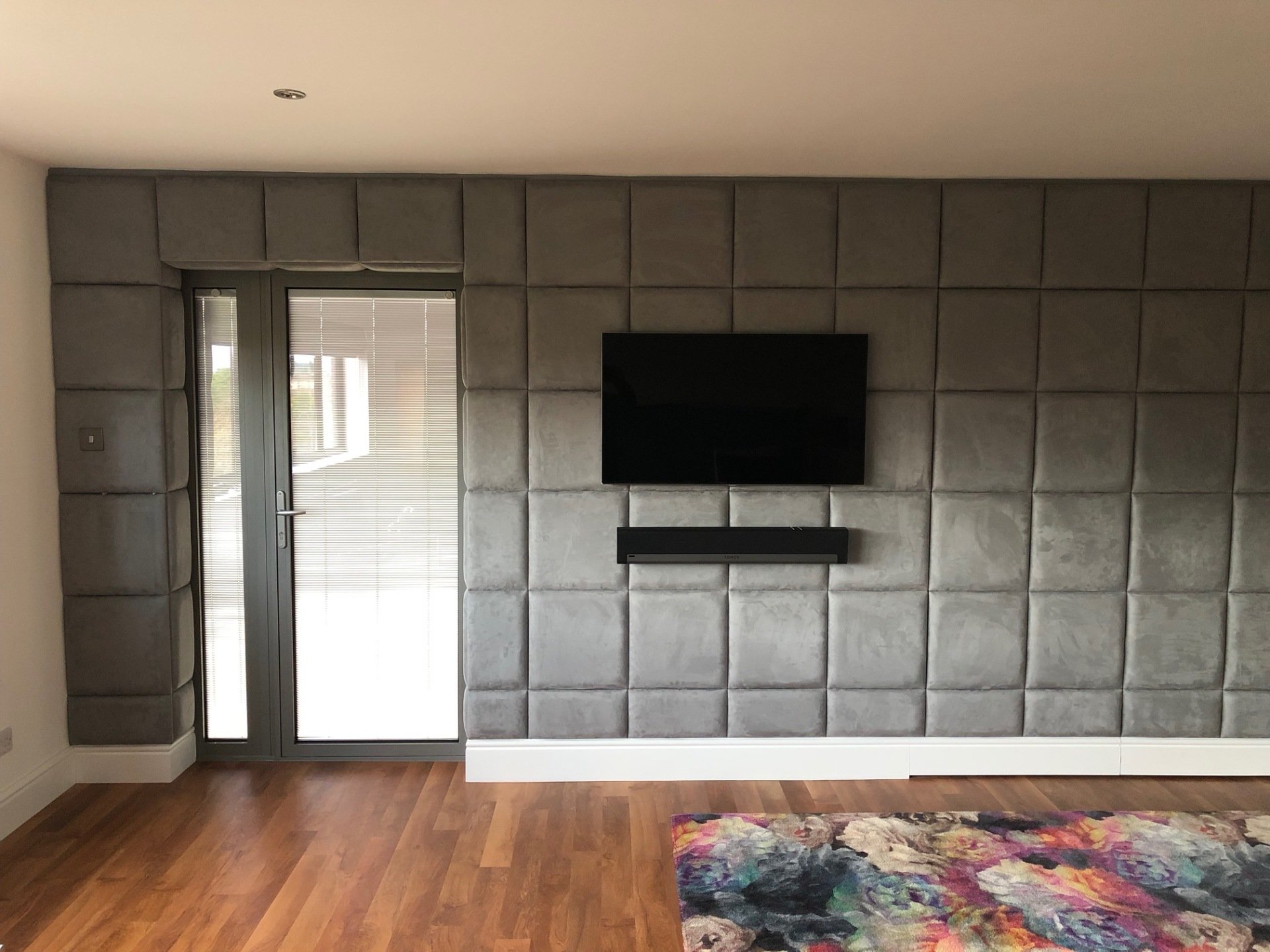 Cinema room wall tiles | The Leicester Headboard Co