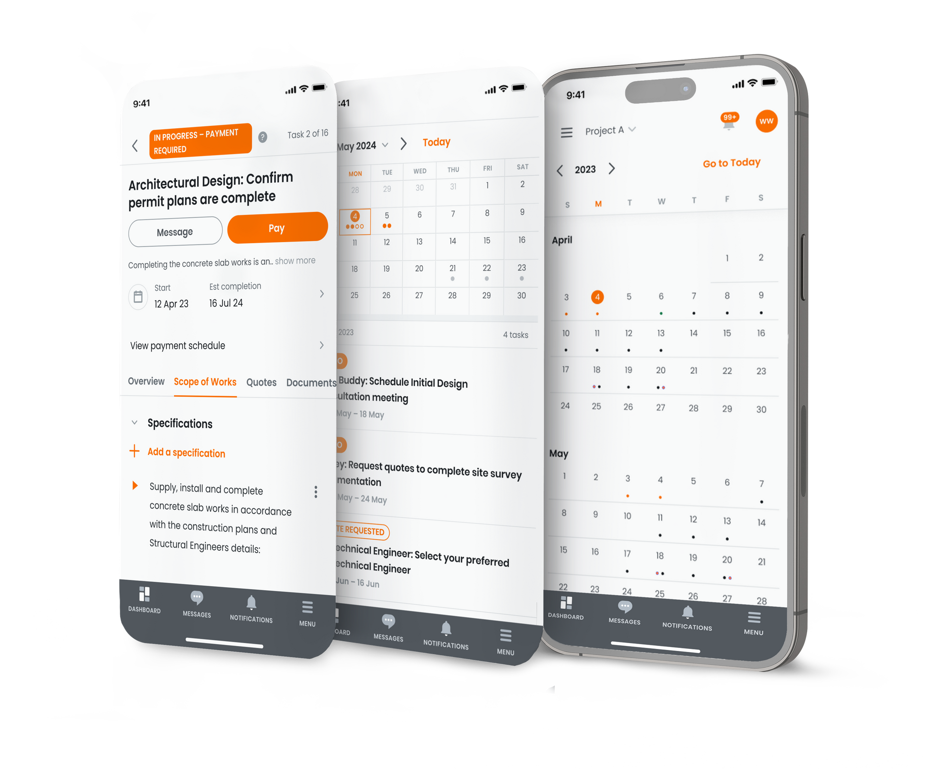 Project Timeline & Calendar | Build Buddy