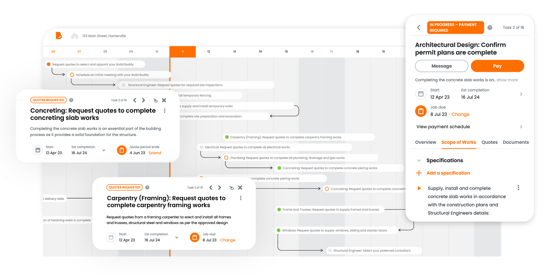 Build Buddy - Workflows & Tasks