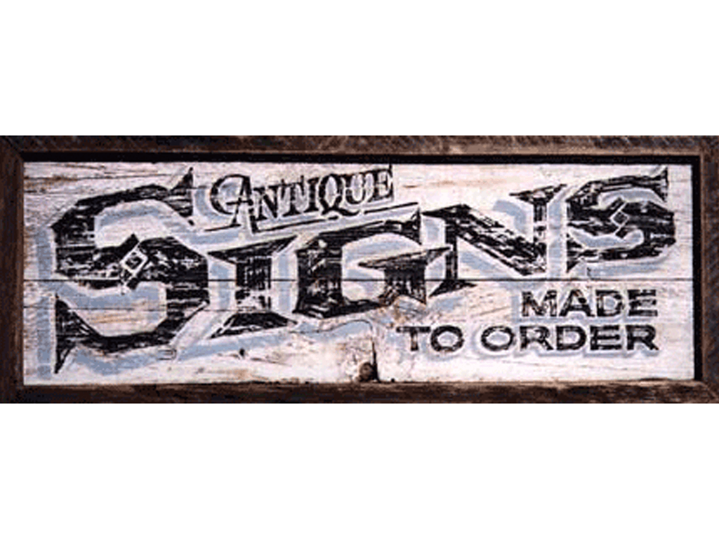Antique Signs | Colorado Springs, CO | Quality Signs & Designs