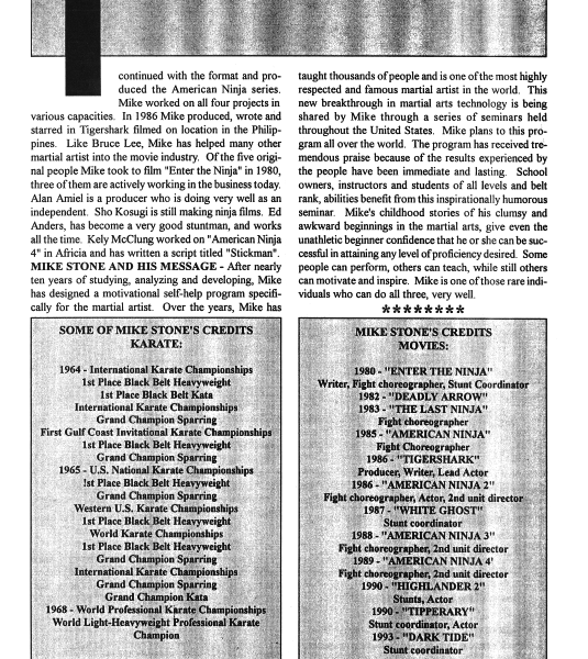 Mike Stone | Instructor of the year