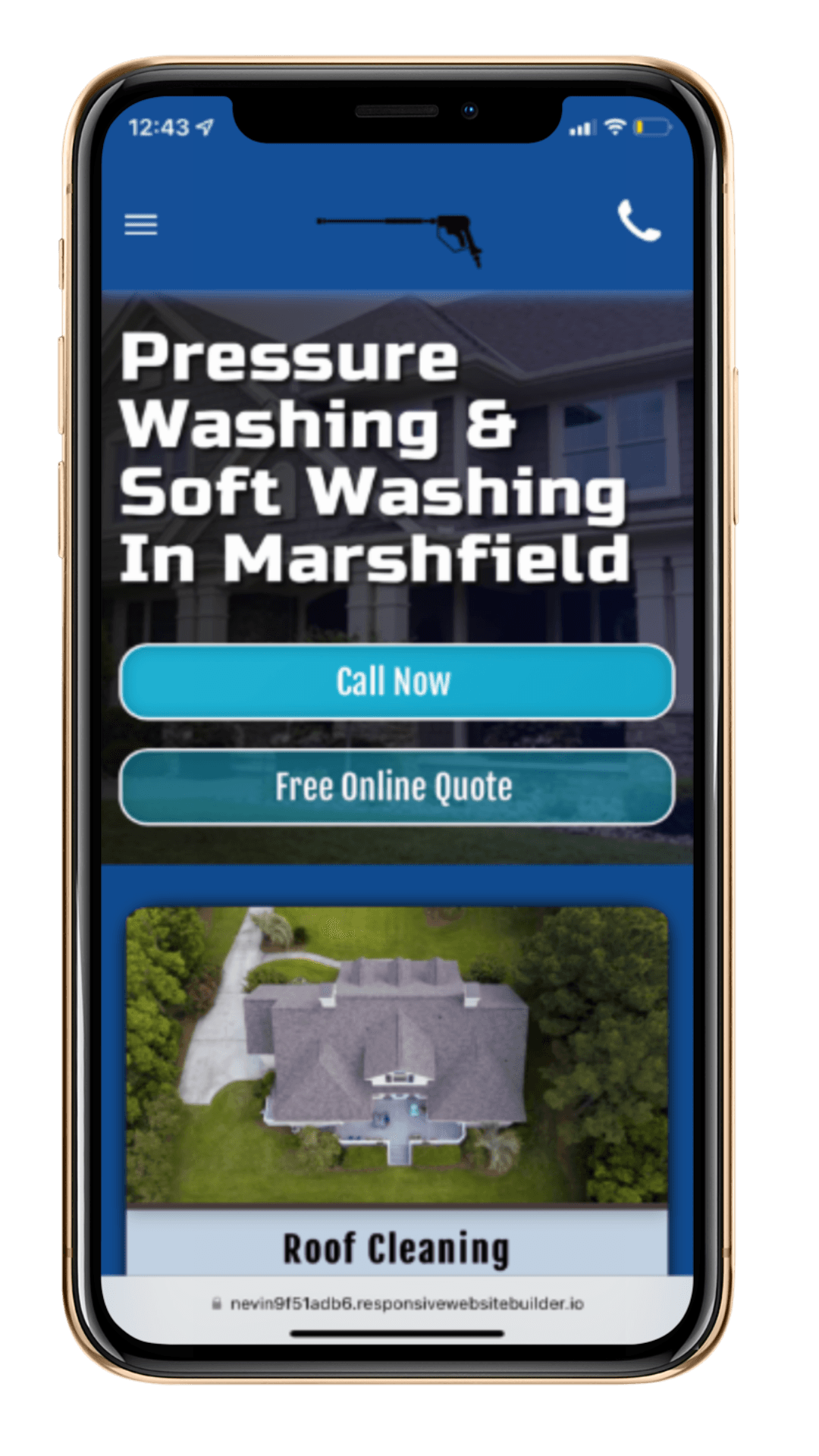 Pressure Washing Website Designs