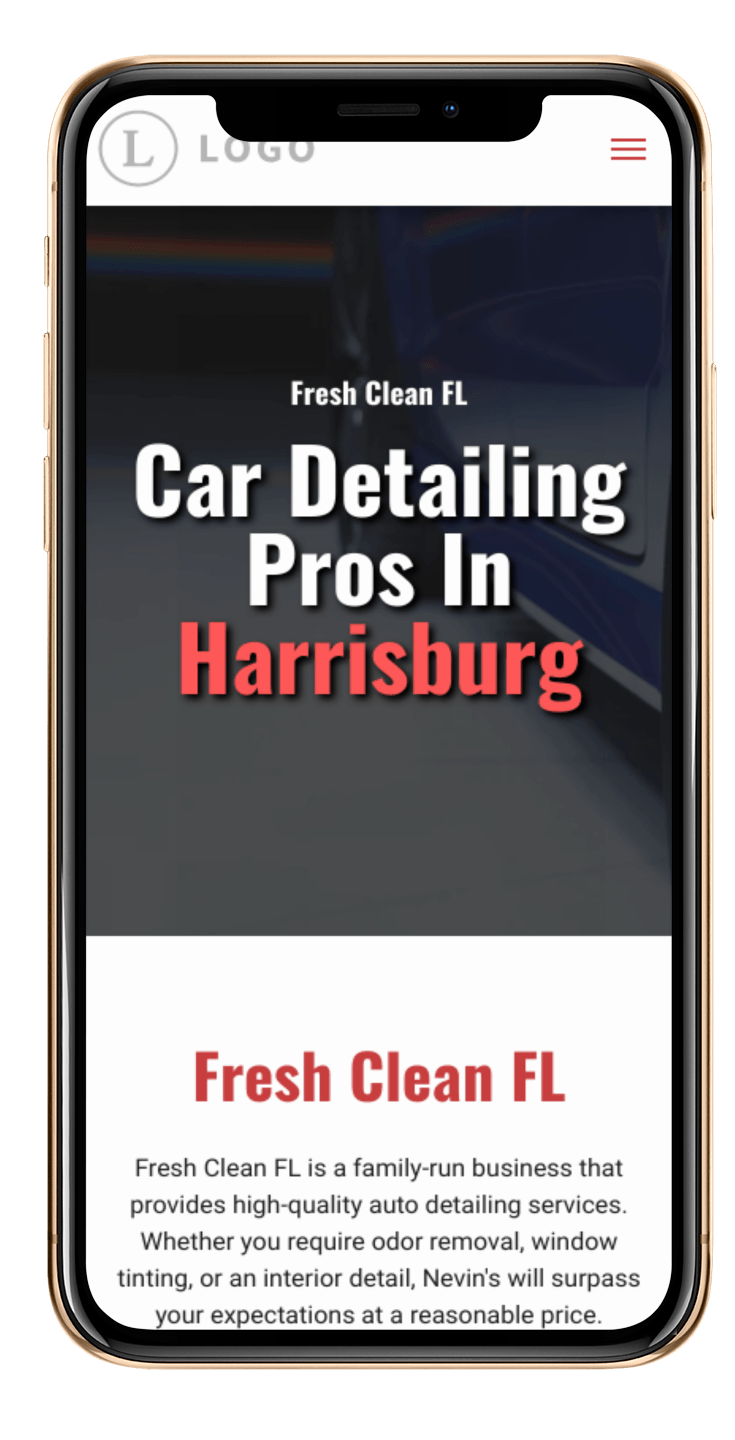 Car Detailing Website Design Done For You