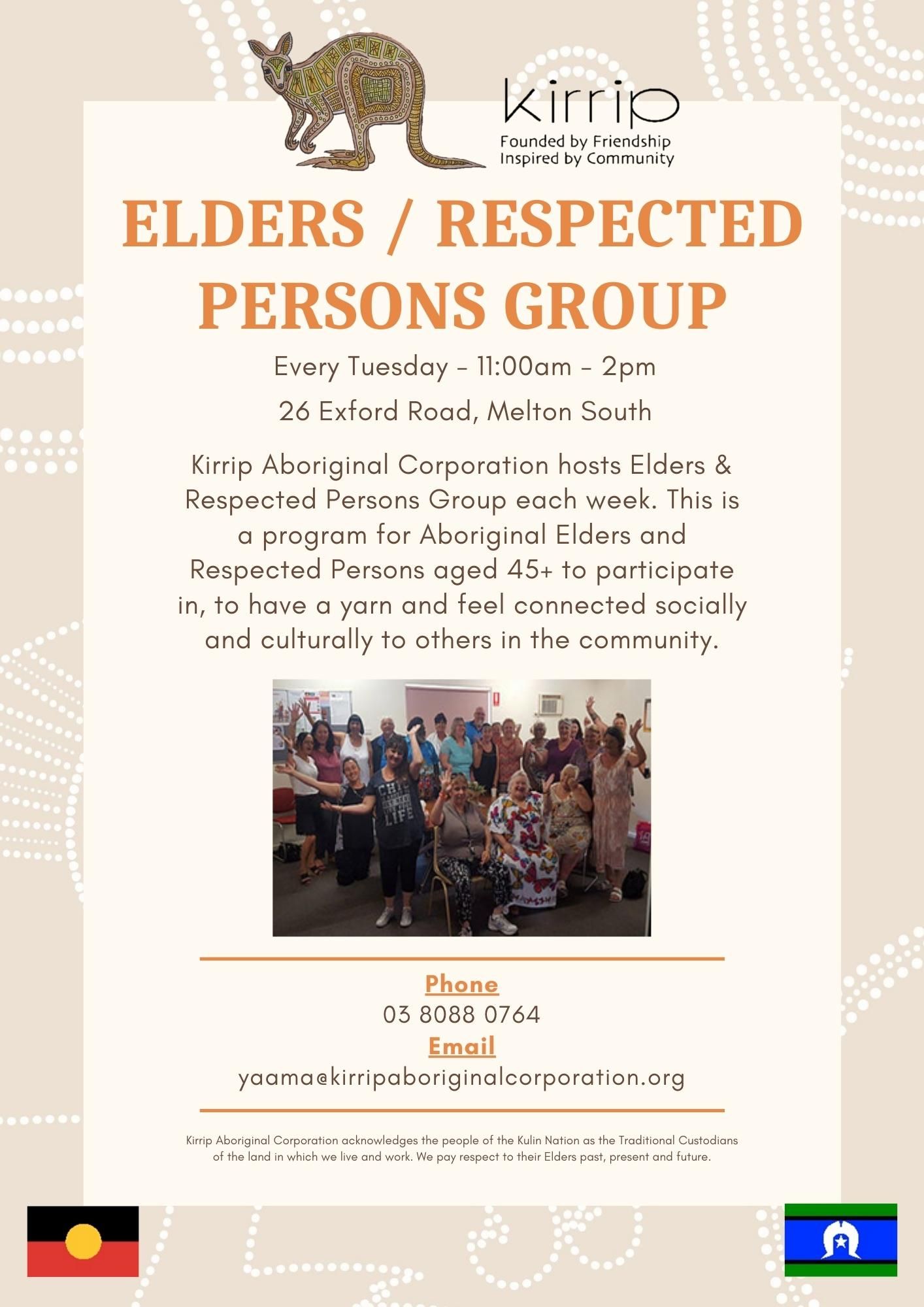 Kirrip Aboriginal Corporation | Elders & Respected Persons Group