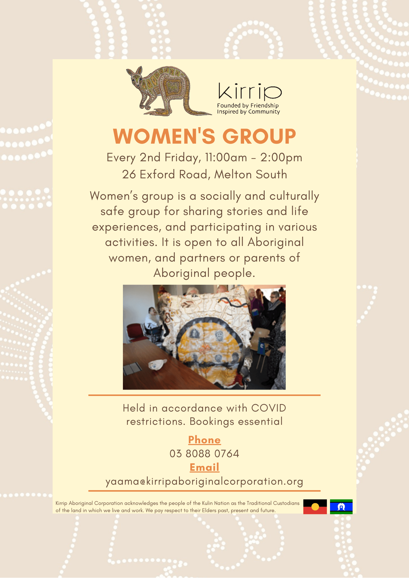 Kirrip Aboriginal Corporation | Women's Group