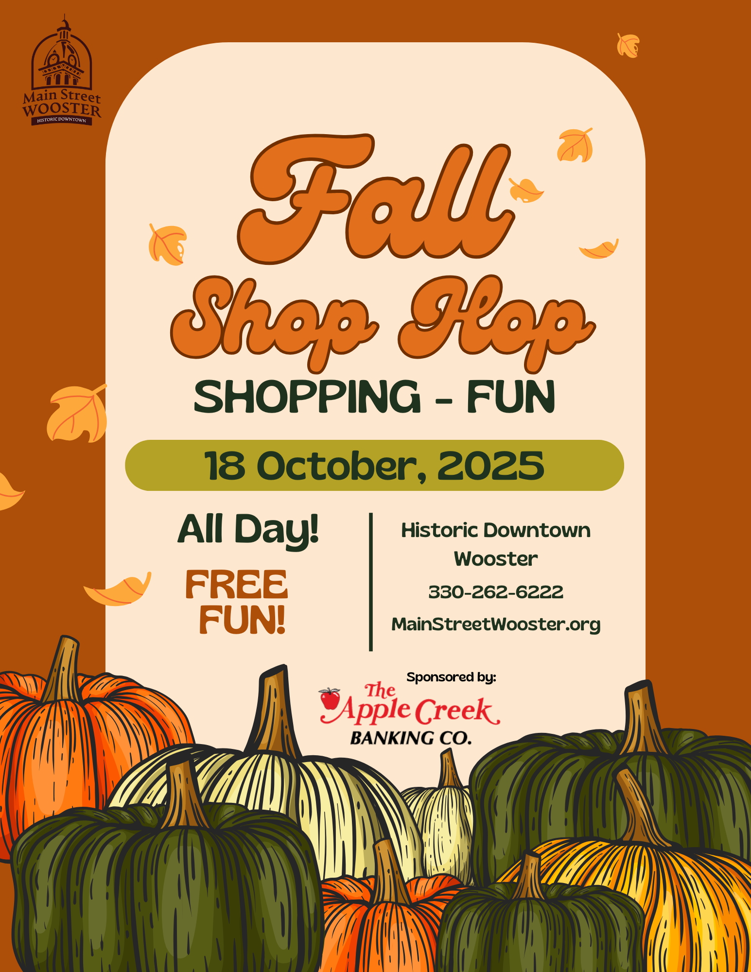 Fall Shop Hop