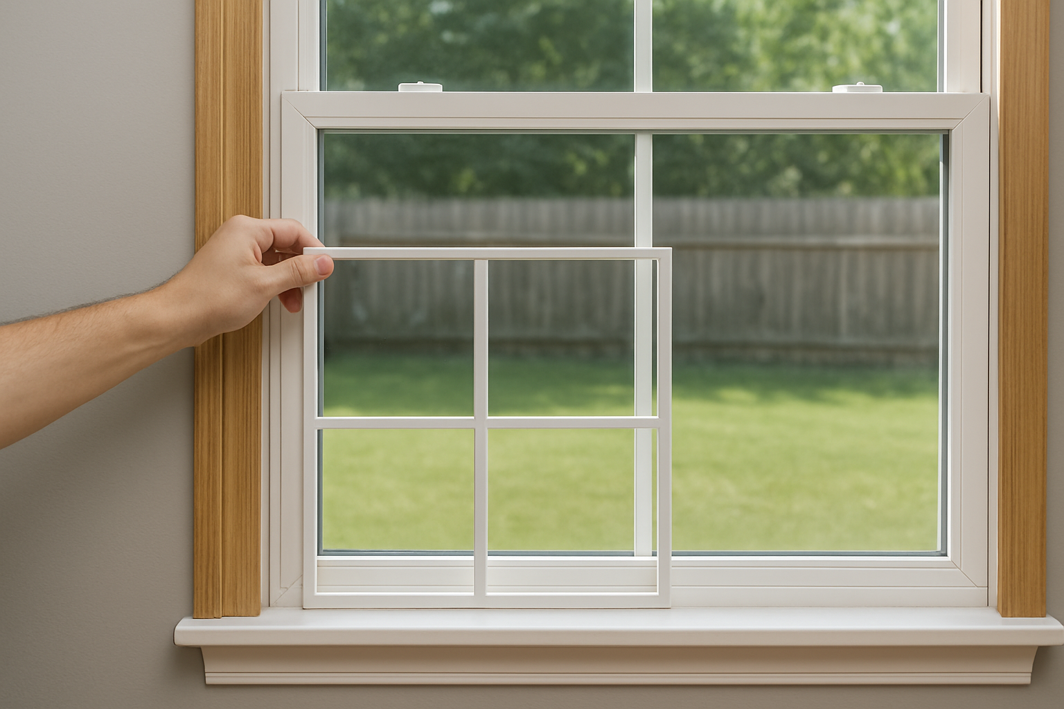 How to Remove Grids from Double Pane Windows in Clarksville, TN