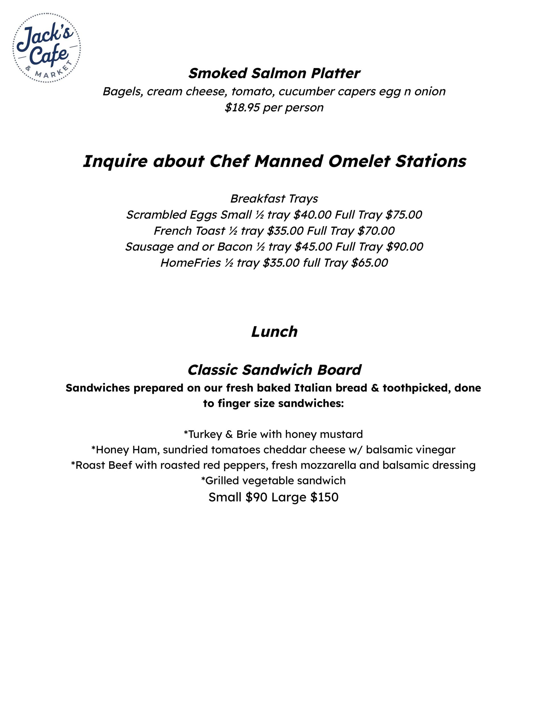 Jack's Cafe & Market - River Vale, NJ